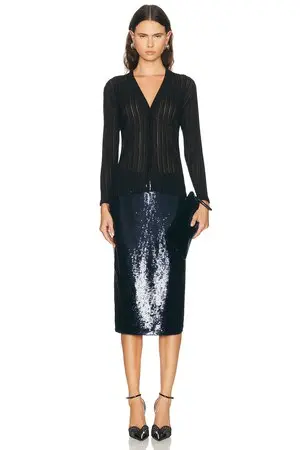 TOM FORD Micro Sequined Evening Cardigan