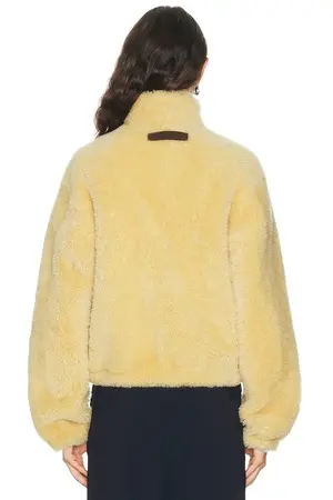 Miu Miu Shearling Zip-up Jacket