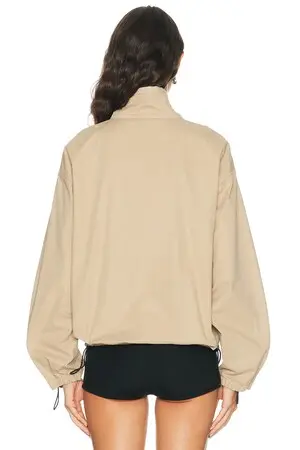 Miu Miu Gabardine Jacket With Zipper Details - Corda
