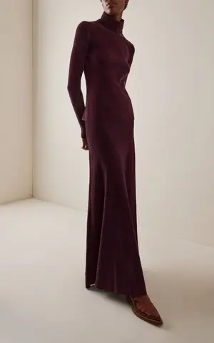 Gabriela Hearst Torcello High-neck Silk Top