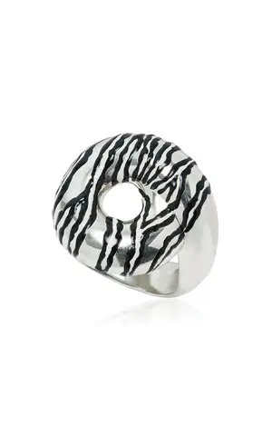 Bea Bongiasca Zebra Tarallo Sterling Silver Ring