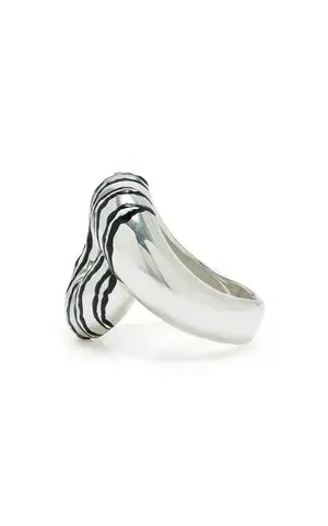 Bea Bongiasca Zebra Tarallo Sterling Silver Ring