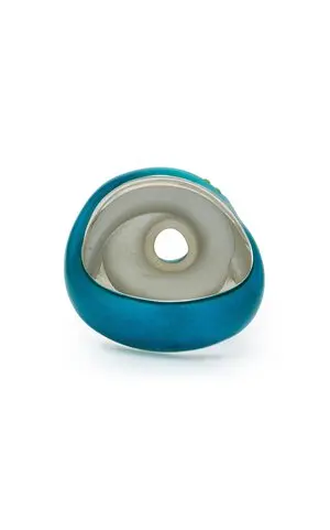 Bea Bongiasca Cloud Tarallo Sterling Silver Enamel Ring