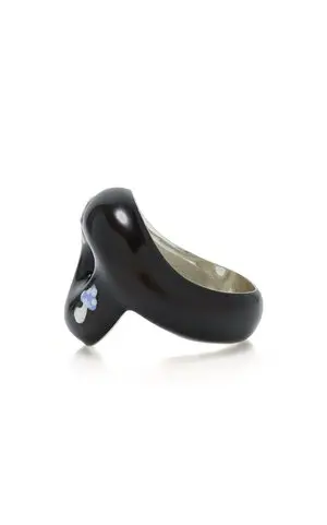Bea Bongiasca Exclusive Mushroom Tarallo Sterling Silver Enamel Ring