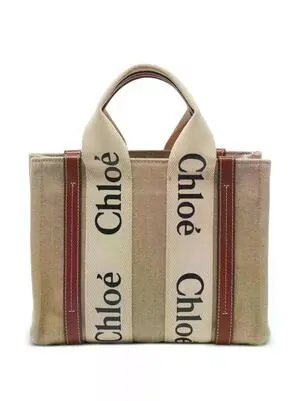 Chloé Small Woody Tote Bag - Neutrals
