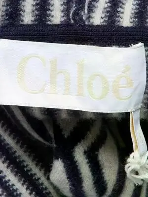 Chloé Stripe-pattern Knitted Cape