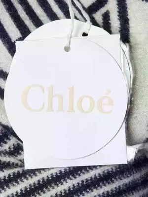 Chloé Stripe-pattern Knitted Cape