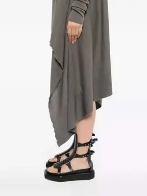 Rick Owens Ribbed Asymmetrical Cardigan