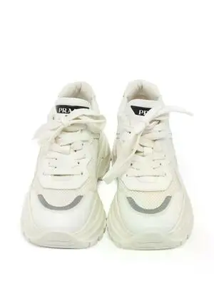 Prada Platform Lace-up Sneakers