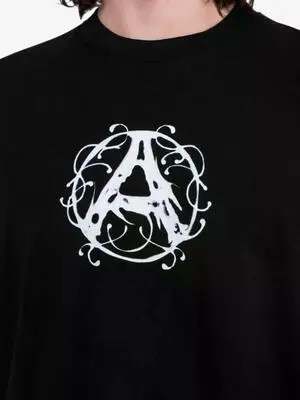 AFIELD OUT Axis Logo-print Cotton T-shirt - Black