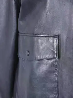 Liviana Conti Shearling-collar Leather Jacket