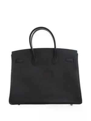 Hermès 2017 Epsom Birkin Retourne 35 Handbag - Black