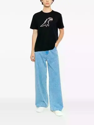 AGNES B. Dinosaur Patch T-shirt - Black