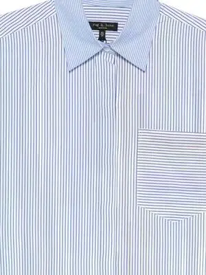 Rag & Bone Striped Cropped Shirt