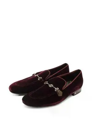 LOUIS VUITTON Vlogo Velvet Loafers