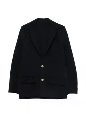 Sacai Hooded Gold-tone Button Blazer