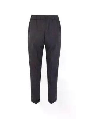 Antonelli Firenze Elasticated-waistband Trousers - Brown