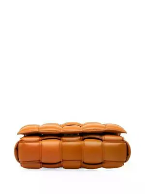 Bottega Veneta Nappa Intrecciato Padded Cassette Cross Body Bag - Orange