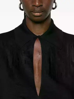 Malo Cut-out Knitted Kaftan