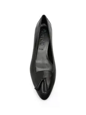 AeydĒ Valentine Tassel-detail Leather Pumps