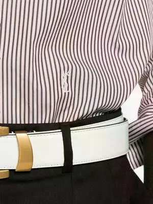 Saint Laurent Cassandre Striped Shirt