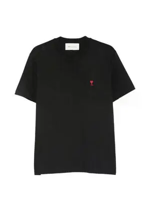 AMI Paris De Coeur T-shirt - Black