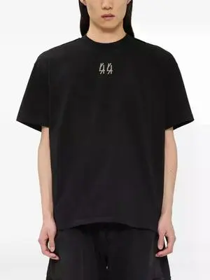 44 LABEL GROUP Mega 44 Logo-print Short-sleeve T-shirt - Black