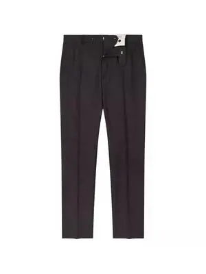 FURSAC Checked Tailored Trousers - Grey