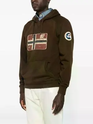 NAPAPIJRI Patchwork Logo-patch Hoodie