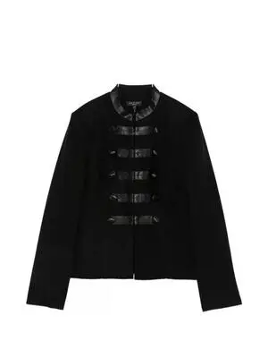 Rag & Bone Militare Leather-trim Jacket - Black