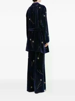 FORTE_FORTE Fleurs D'orient Floral-embroidered Trousers