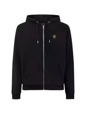 Belstaff Logo-patch Zip-up Hoodie