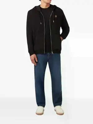 Belstaff Logo-patch Zip-up Hoodie