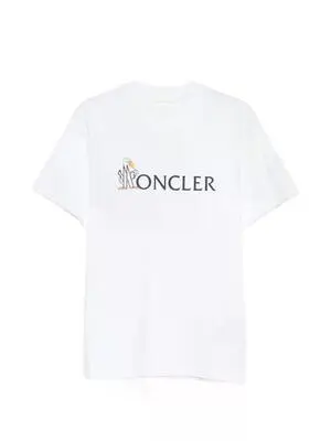 Moncler Logo-print Short-sleeve T-shirt - White