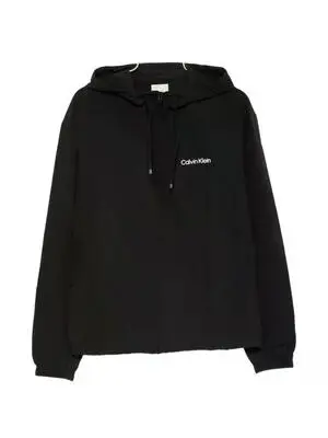 Calvin Klein Zip-up Hooded Jacket - Black