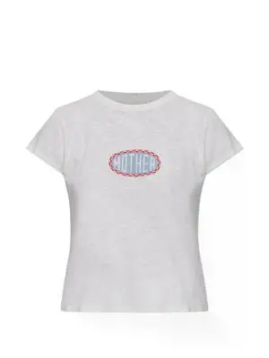 MOTHER The Lil Sinful Logo-patch T-shirt - White