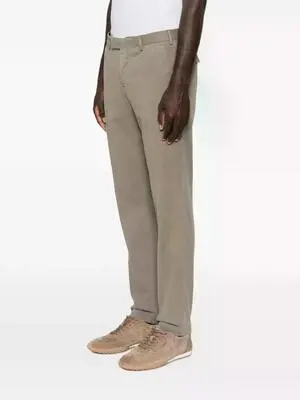 PT TORINO Belted Chino Trousers - Grey