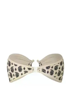 Johanna Ortiz Seawaters Paisley-print Bikini Top