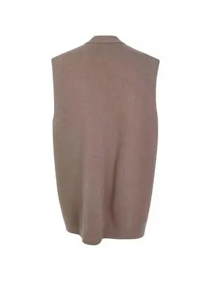 Laboratorio Capri Button-fastening Gilet - Brown
