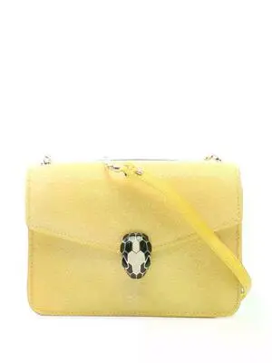 BVLGARI 2010s Small Serpenti Cross Body Bag - Yellow
