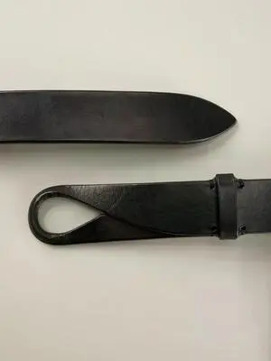 Orciani Hole Fastening Leather Belt