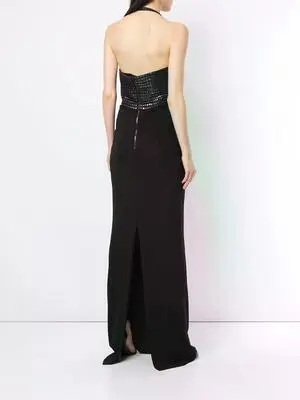 TOM FORD Embellished Halterneck Gown