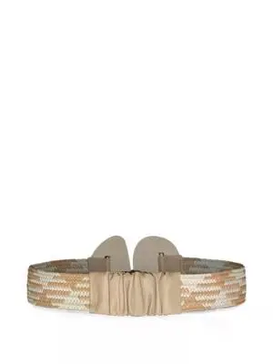 Johanna Ortiz Echoes Of The Frontier Shell-detail Belt - Neutrals