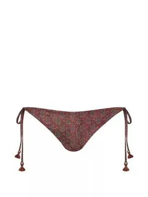 Johanna Ortiz Sagrado Paisley-print Bikini Bottoms