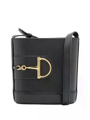 Gucci 2000-2015 Small Calfskin 73 Bucket Bag Shoulder Bag - Black