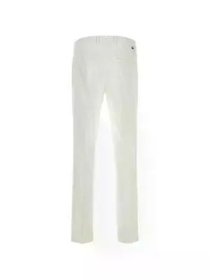 PT TORINO Pleated Tailored Trousers - White