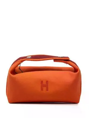 Hermès 2012-2026 Small Toile Bride A Brac Case Vanity Bag - Orange