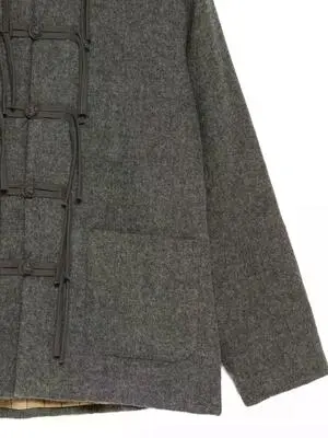 UMA WANG Virgin Wool Frog Fastening Jacket