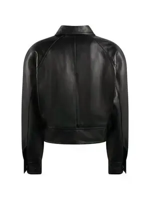 GIUSEPPE ZANOTTI Giuseppe Zanotti Leather Jacket With Gold-Tone Details