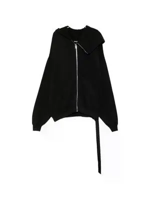 Rick Owens Mountain Zip-up Hoodie - Black